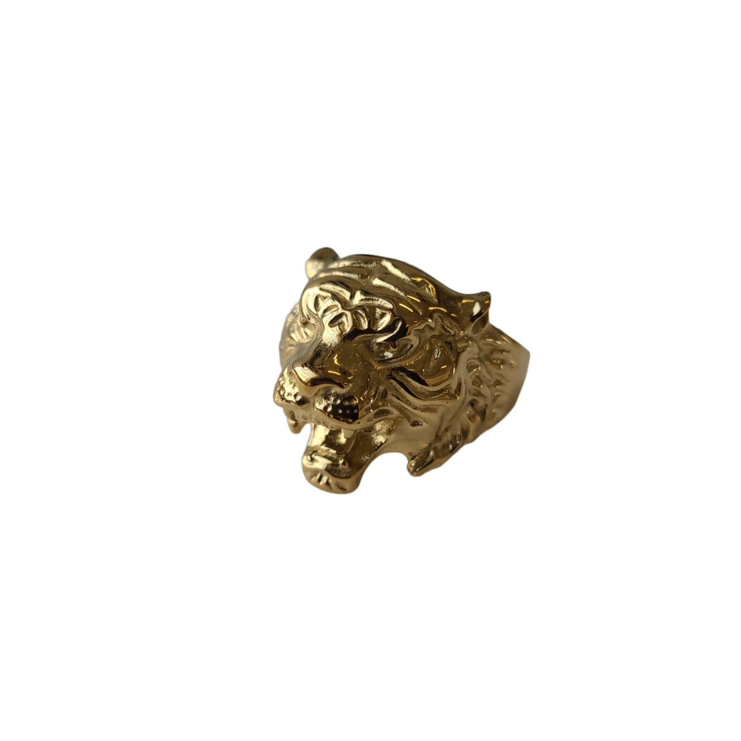Lost Souls - Tiger Ring in Gold Stainless Steel
